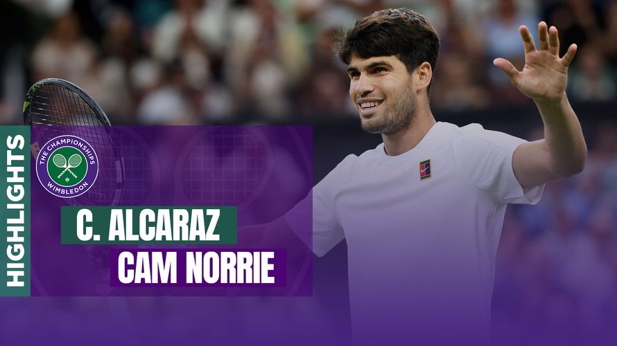 Carlos Alcaraz vs Cameron Norrie - Wimbledon 2025 | MyTV